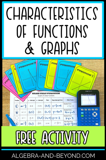 Linear Functions | Name That Function | Matching Activity | Print and ...